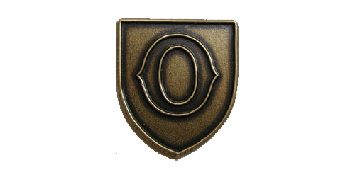 Letter O Lapel Pin