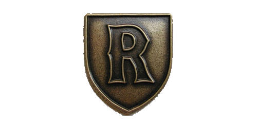Letter R Lapel Pin, Multiple Finishes