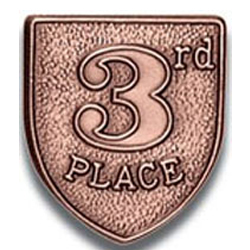 3rd Lapel Pin, Bronze Only